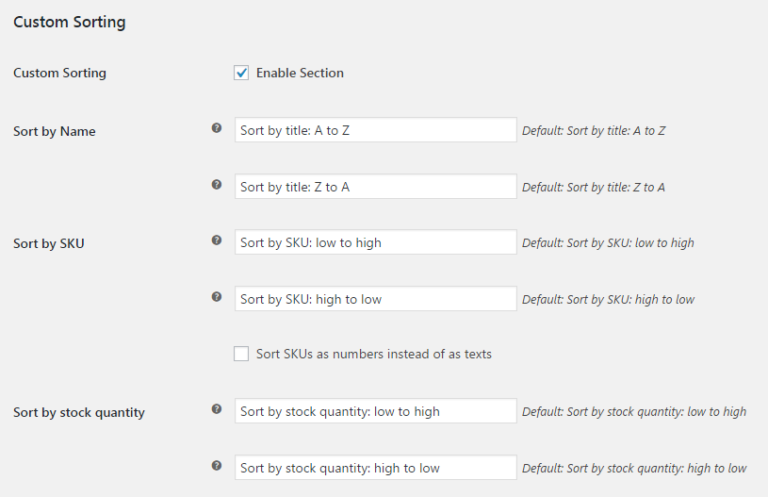 More Sorting Options for WooCommerce – WP Wham